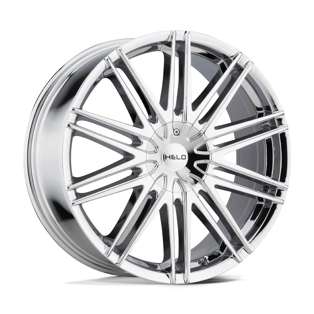 HELO Jeep Wrangler HE880 PVD Chrome Wheel; 17x7.5; 42mm Offset HE88077512842 (87-95 Jeep ...