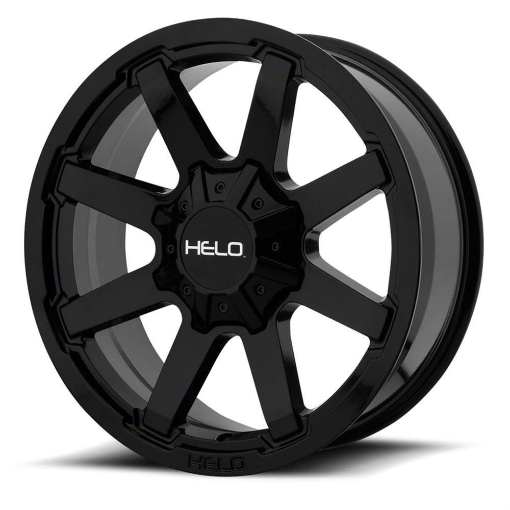 HELO Titan XD HE909 Gloss Black 6-Lug Wheel; 20x9; 0mm Offset ...