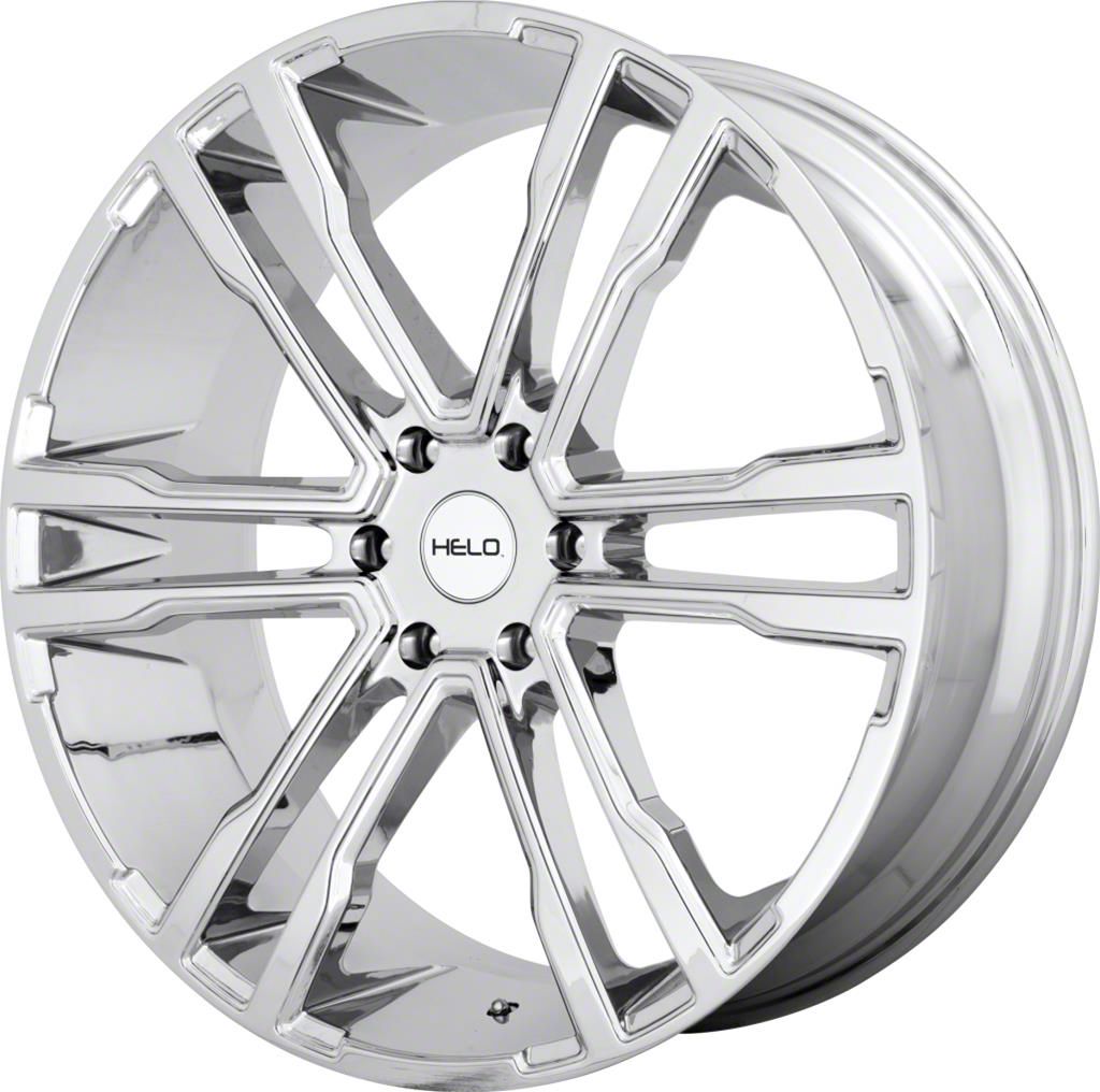 HELO Titan XD HE918 Chrome 6-Lug Wheel; 20x9; 15mm Offset HE91829068215 ...
