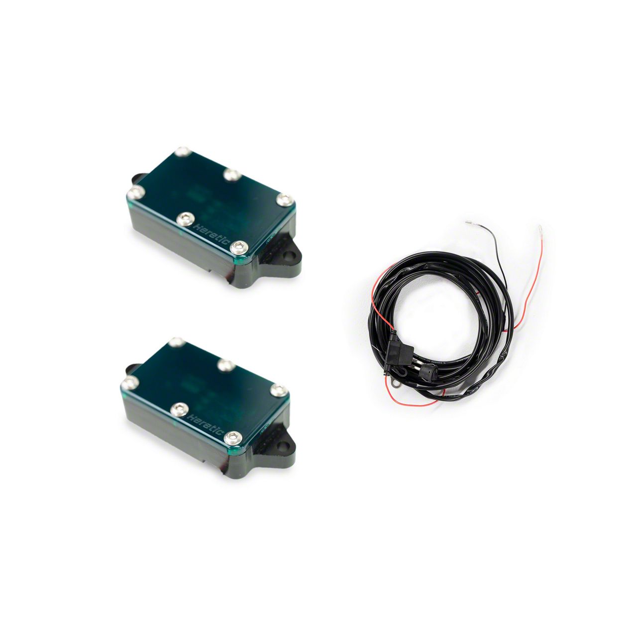 Heretic Studios Jeep Wrangler Rock Light Kit; Green; 2-Pack 70021 ...