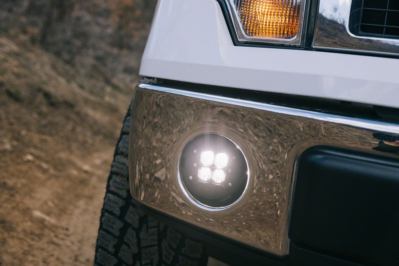 Heretic Studios Tacoma Series 1 LED Fog Light Kit; Flood Beam; Clear ...