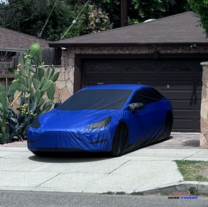 Hero Covers Jeep Gladiator Silhouette Indoor Car Cover; Blue G-166 (20 ...