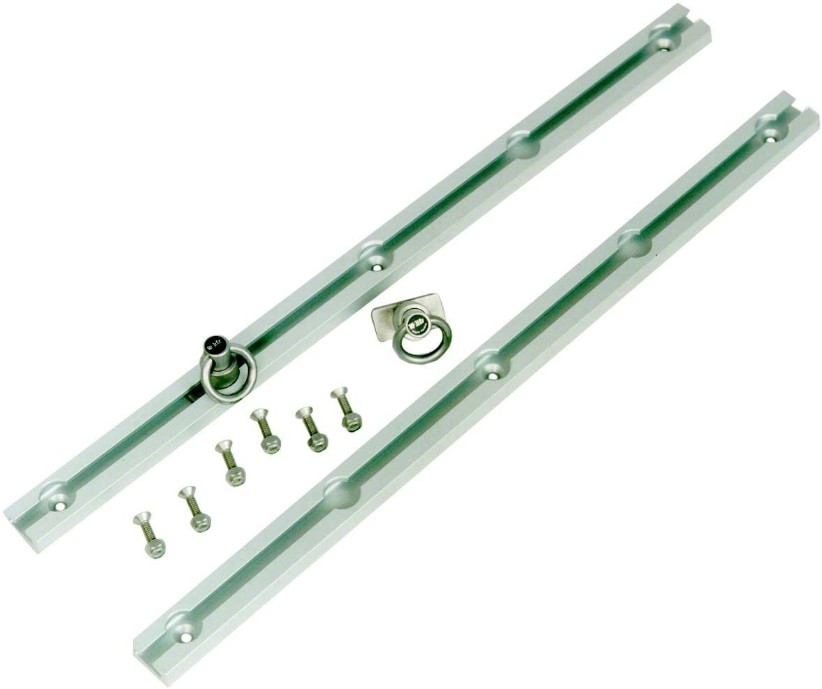 Tundra Slide-N-Lock Tie Down System; 68-Inches Long; Clear Anodized ...