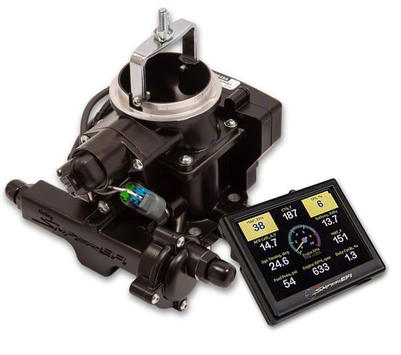 Holley EFI Jeep Wrangler BBD Self-Tuning Fuel Injection System; Black ...