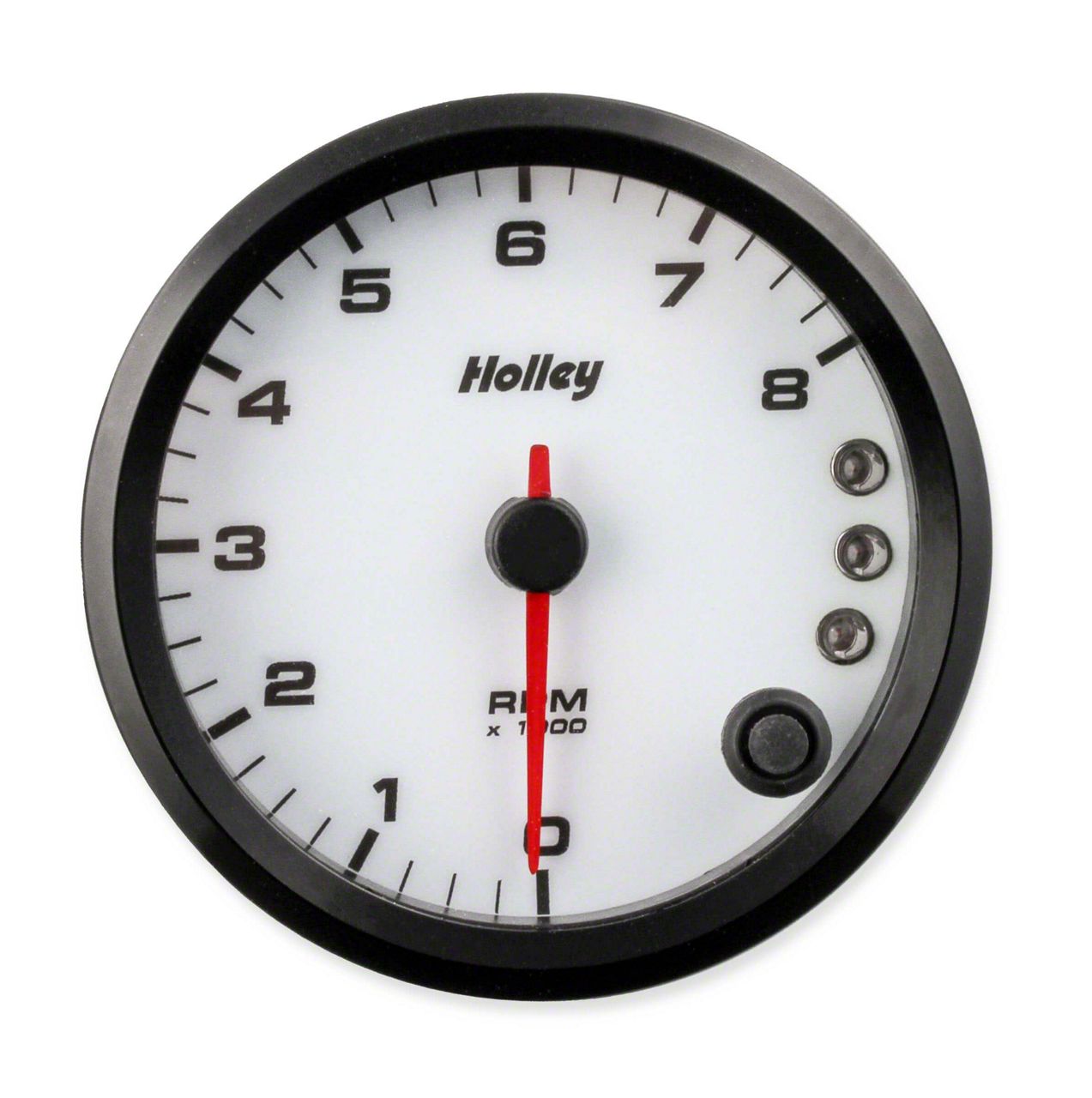 Holley Performance Jeep Wrangler 3-3/8-Inch 8K Tachometer with Shift ...