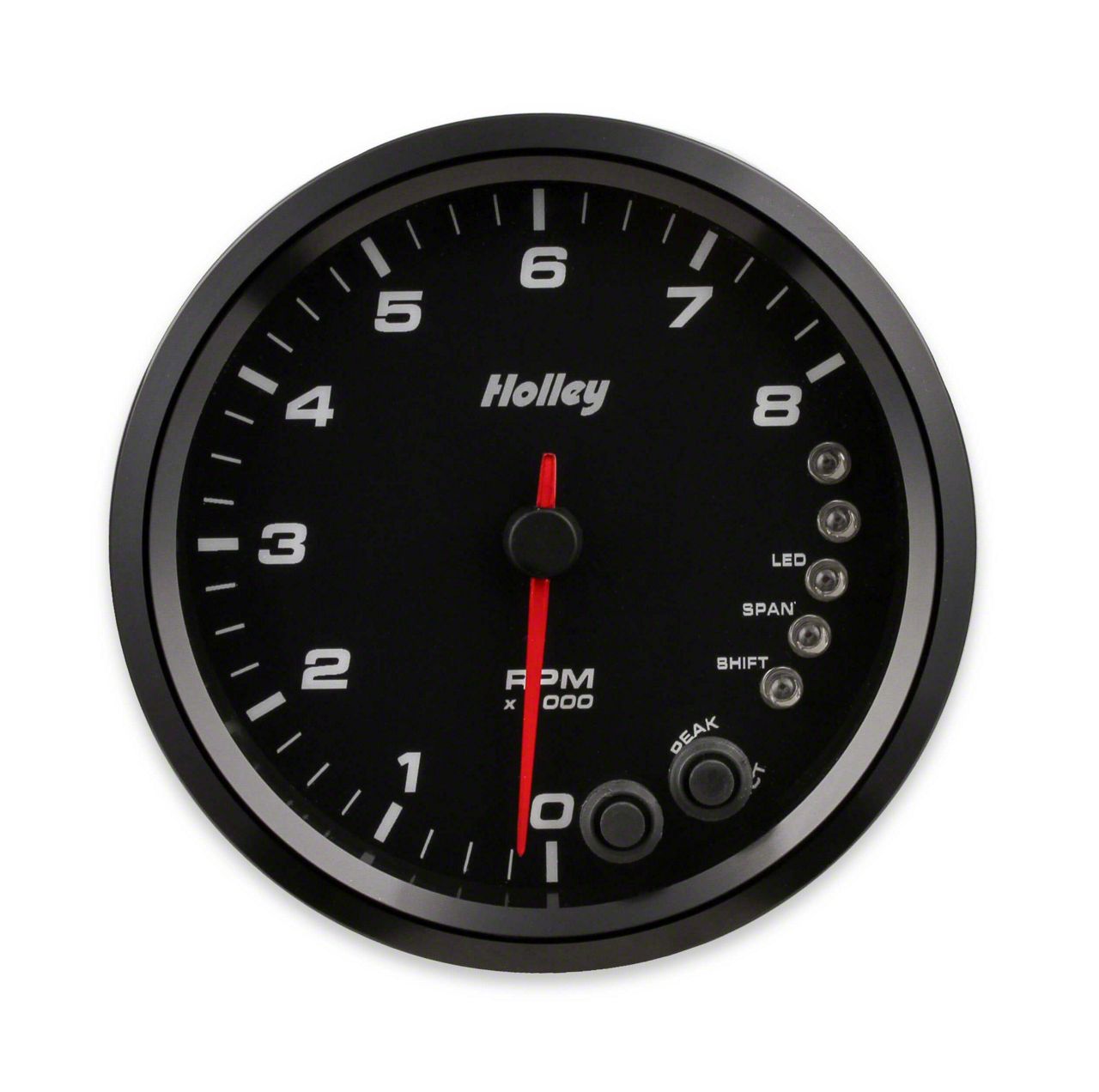 Holley Performance Jeep Wrangler 4-1/2-Inch 8K Tachometer with Shift ...