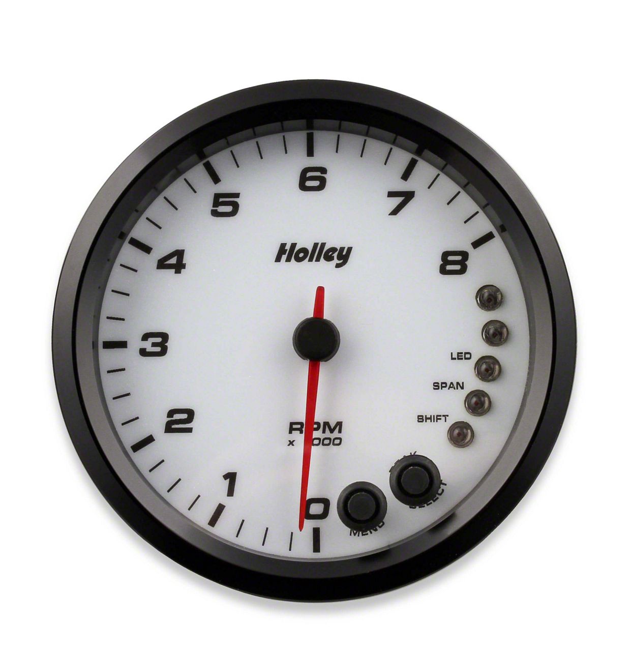 Holley Performance Jeep Wrangler 4-1/2-Inch 8K Tachometer with Shift ...