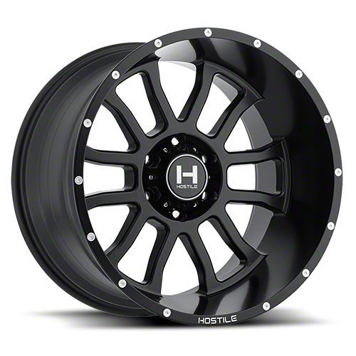 Hostile Tacoma Gaunlet Asphalt 6-Lug Wheel; 20x10; -19mm Offset H107 ...