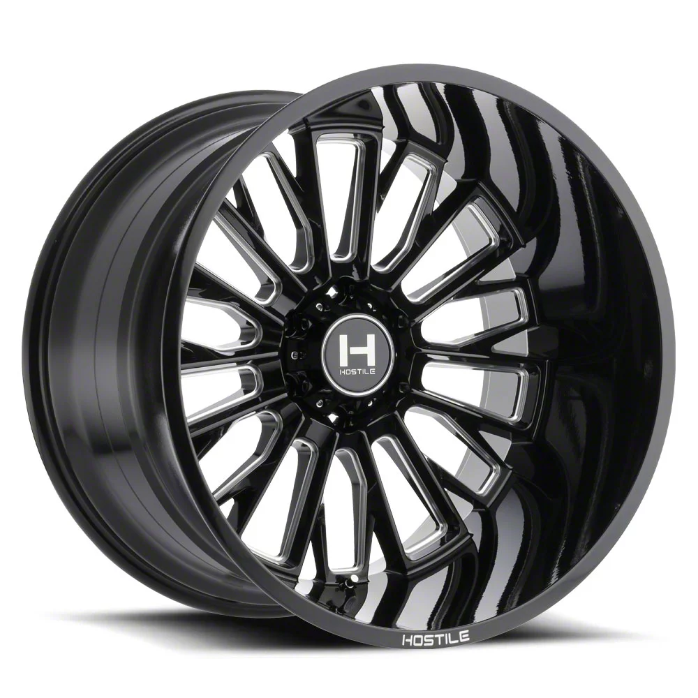 Hostile Bronco Fury Blade Cut 6-Lug Wheel; 22x12; -44mm Offset H114 ...