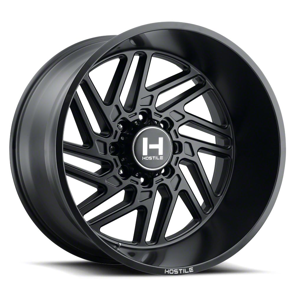 Hostile Bronco Jigsaw Asphalt 6-Lug Wheel; 24x12; -44mm Offset H116 ...