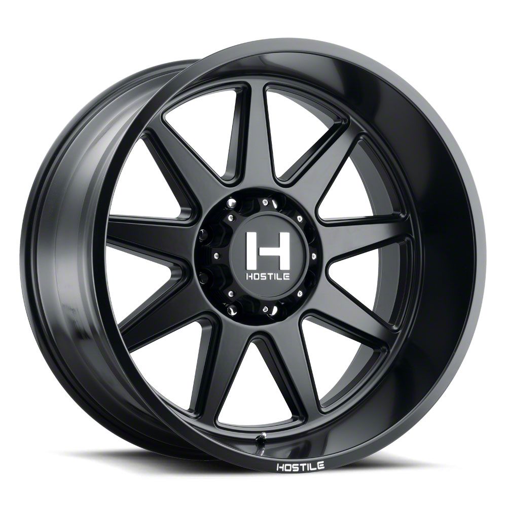 Hostile Bronco Omega Asphalt 6-Lug Wheel; 24x12; -44mm Offset H121 ...