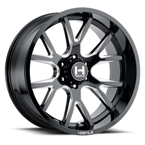Hostile Bronco Rage Blade Cut 6-Lug Wheel; 20x10; -19mm Offset H113-2010655047B (21-25 Bronco ...