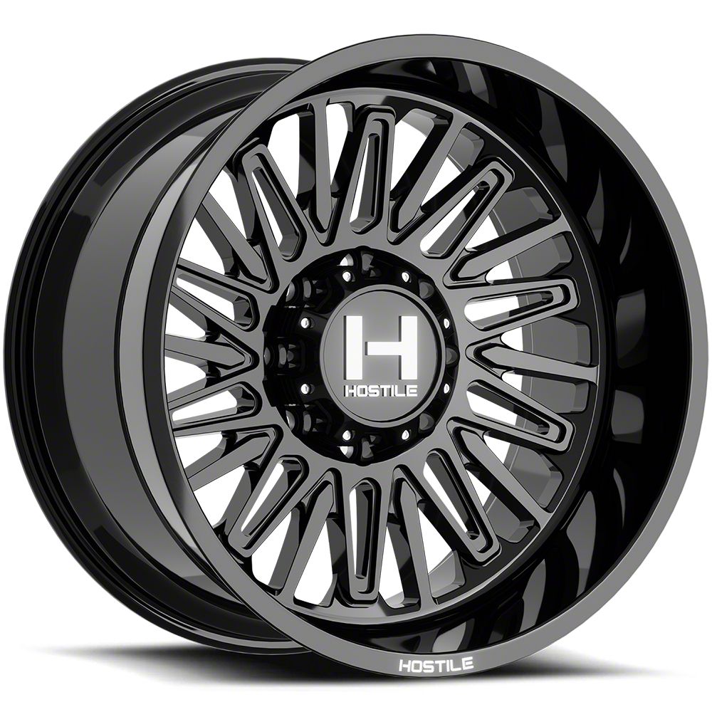 Hostile Bronco Rampage Asphalt 6-Lug Wheel; 20x10; -19mm Offset H143 ...