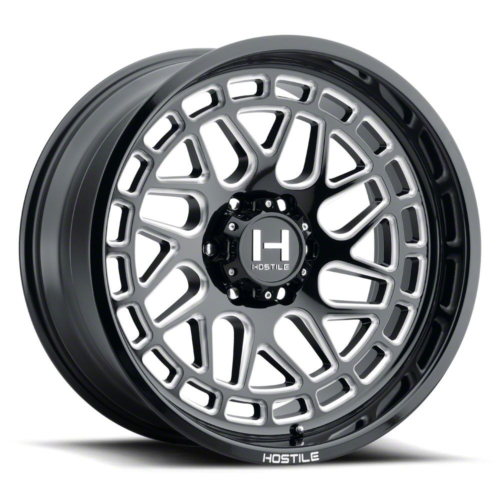 Hostile Bronco Reaper Blade Cut 6-Lug Wheel; 20x9; 12mm Offset H122 ...