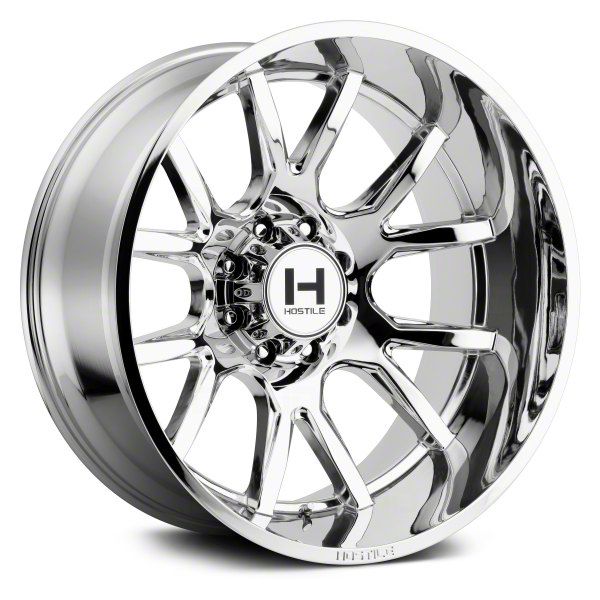 Hostile Titan Rage Armor Plated 6-Lug Wheel; 20x9; 12mm Offset H113 ...