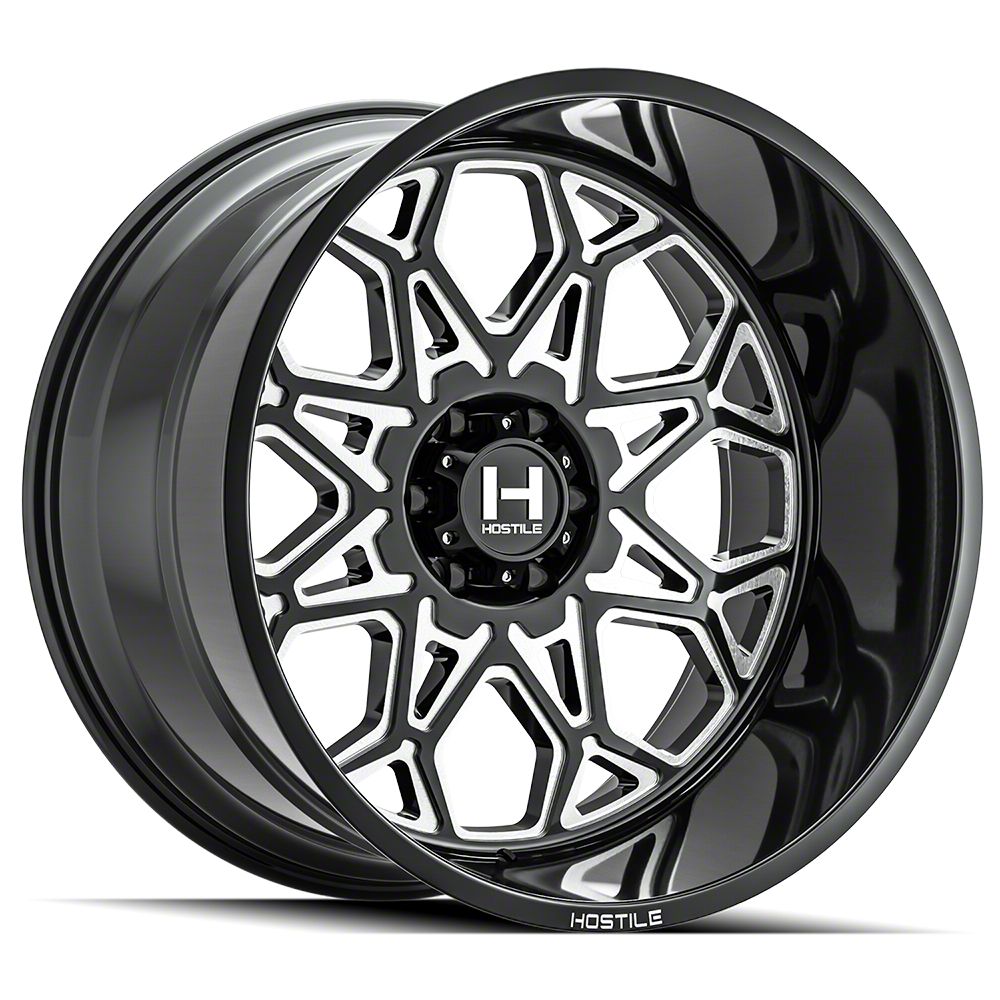 Hostile Tundra Anvil Blade Cut 5-Lug Wheel; 22x10; -25mm Offset H132 ...