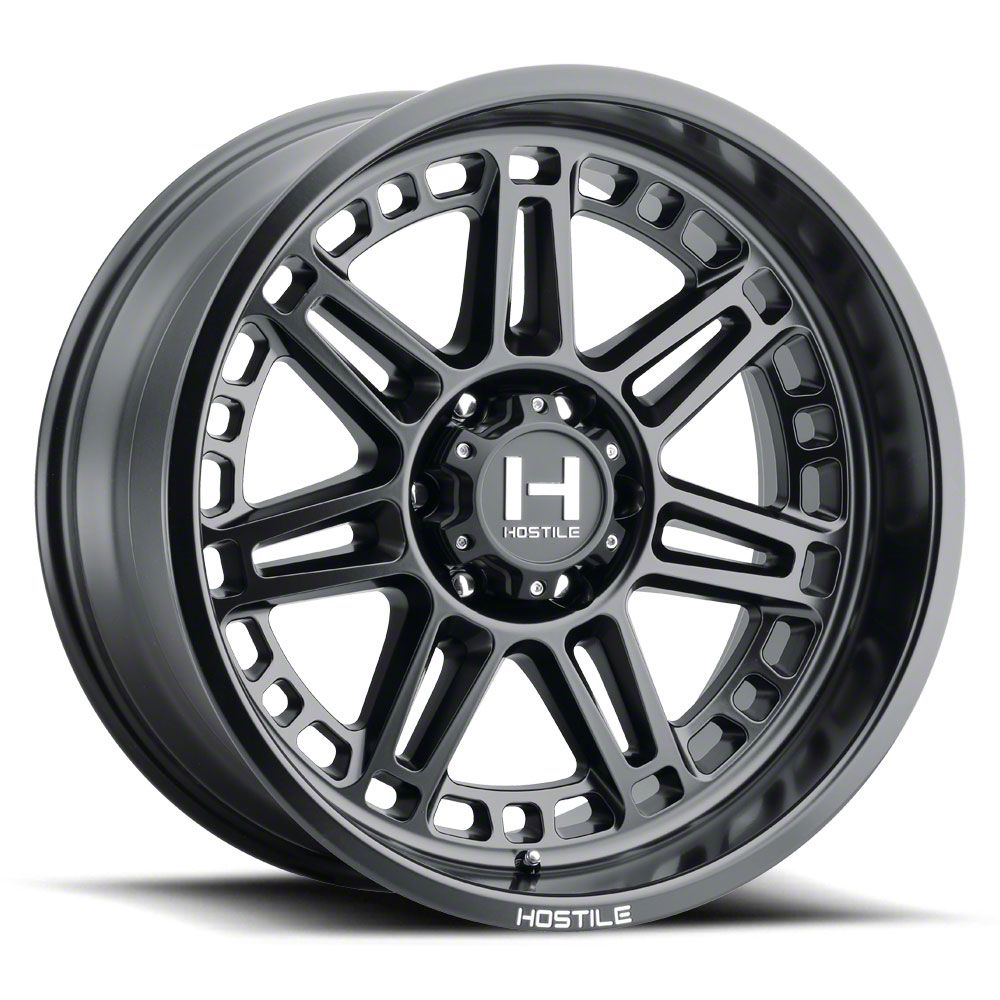 Hostile Tundra Lunatic Asphalt 5-Lug Wheel; 20x12; -44mm Offset H124 ...