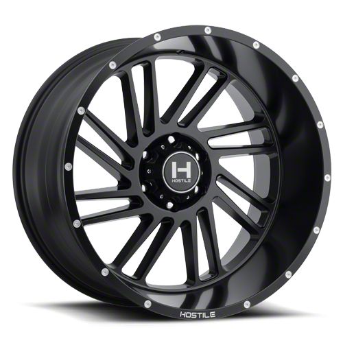 Hostile Tundra Stryker Asphalt 6-Lug Wheel; 20x10; -19mm Offset H110 ...