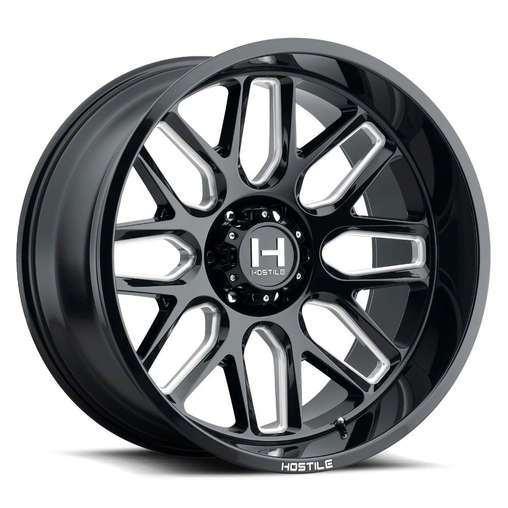 Hostile Tundra Vulcan Blade Cut 6-Lug Wheel; 22x12; -44mm Offset H120 ...