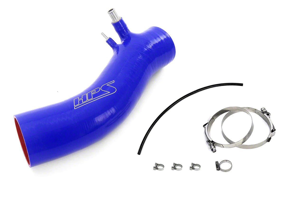 Toyota 4-Runner Silicone Post MAF Air Intake Hose Kit; Blue (10-24 4.0L ...