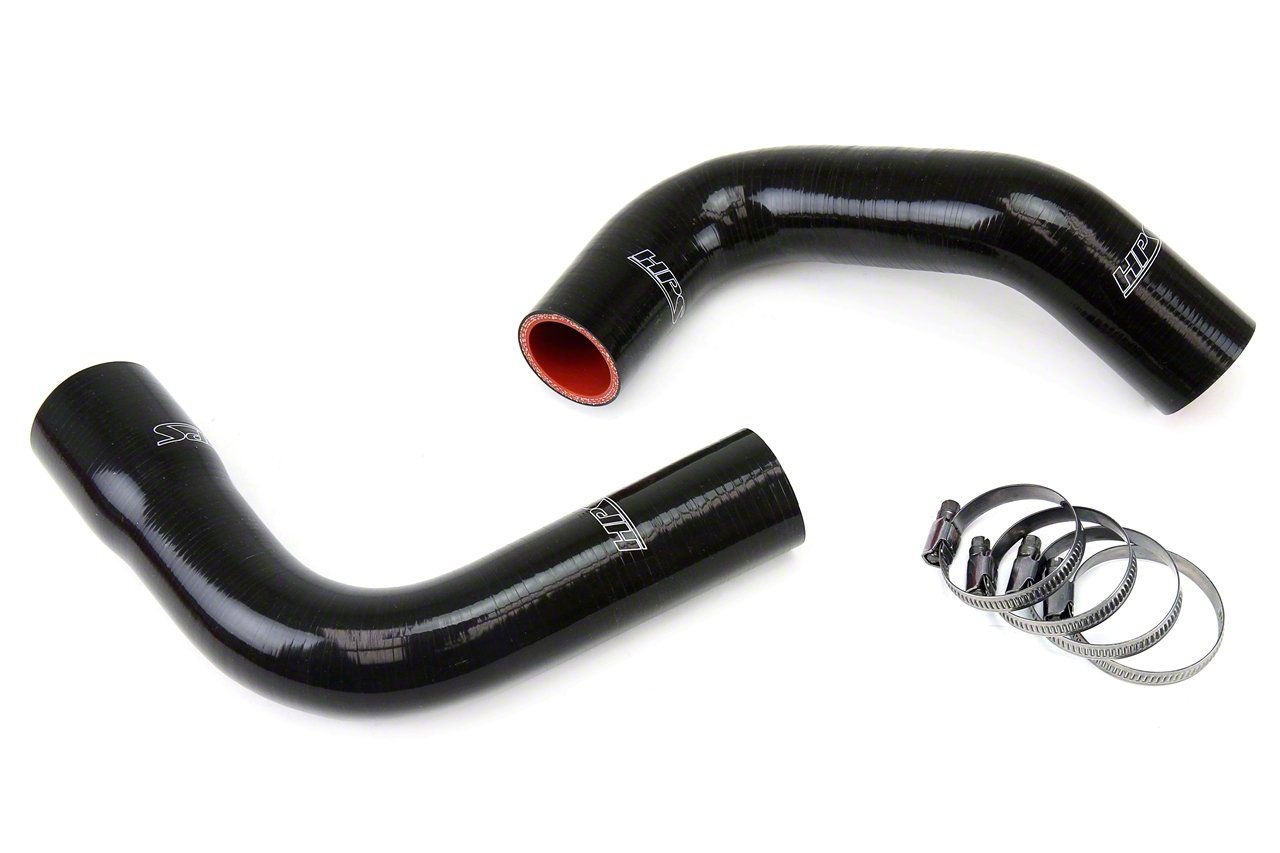 Jeep Wrangler Silicone Radiator Coolant Hose Kit; Black (76-86 4.2L ...