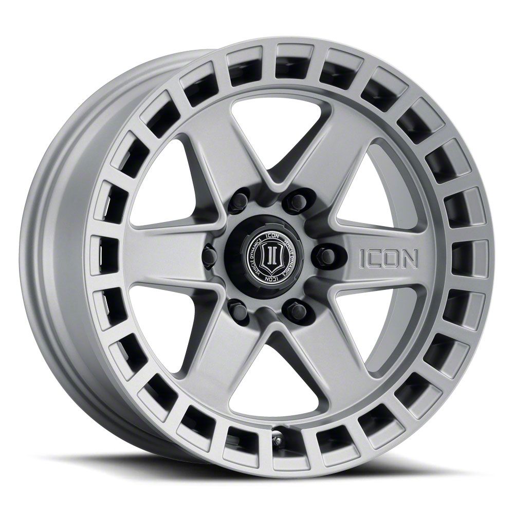 ICON Alloys Toyota 4-Runner Raider Titanium 6-Lug Wheel; 17x8.5; 0mm ...