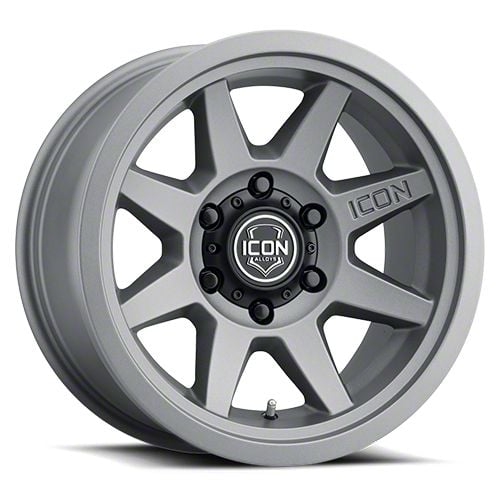 ICON Alloys Toyota 4-Runner Rebound SLX Charcoal 6-Lug Wheel; 17x8.5 ...