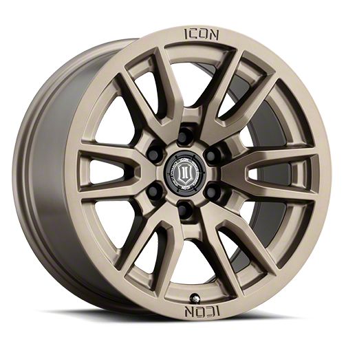 ICON Alloys Bronco Vector 6 Bronze 6-Lug Wheel; 17x8.5; 6mm Offset ...