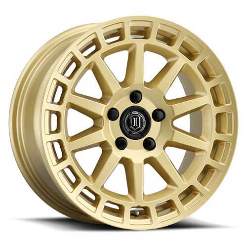 ICON Alloys Jeep Wrangler Journey Gloss Gold Wheel; 17x8; 38mm Offset ...