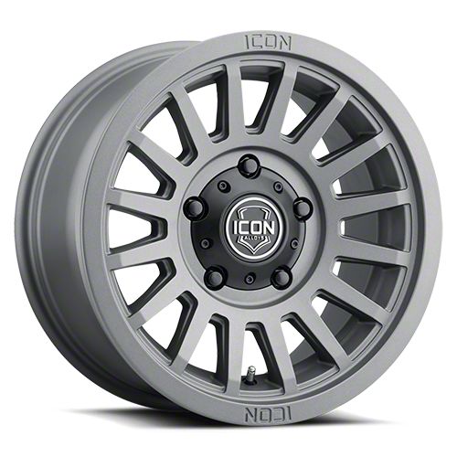 ICON Alloys Tacoma Recon SLX Charcoal 6-Lug Wheel; 17x8.5; 0mm Offset ...