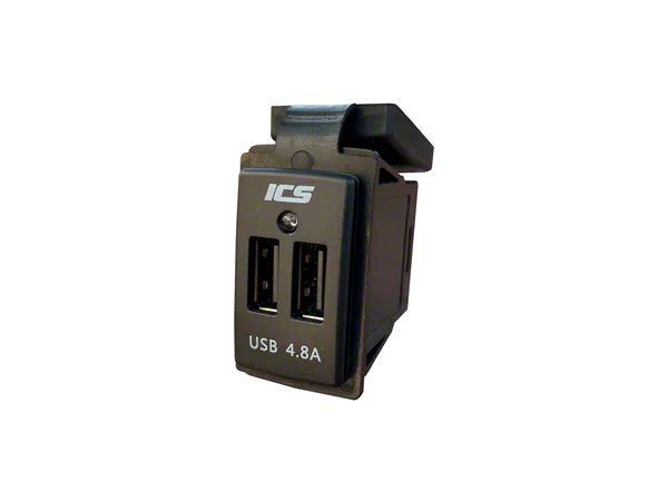 ICS FAB Bronco 12/24V Dual USB 4.8A Charger ICS-ICS12/DUA-0037-01 ...