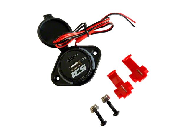 ICS FAB Bronco Sport QC 3.0/USB C Charger ICS-ICSQC3-0057-01 - Free ...