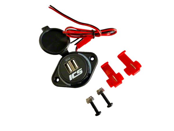 ICS FAB Tundra Dual QC 3.0 USB Charger ICS-ICSDUAQC-0056-01 - Free Shipping