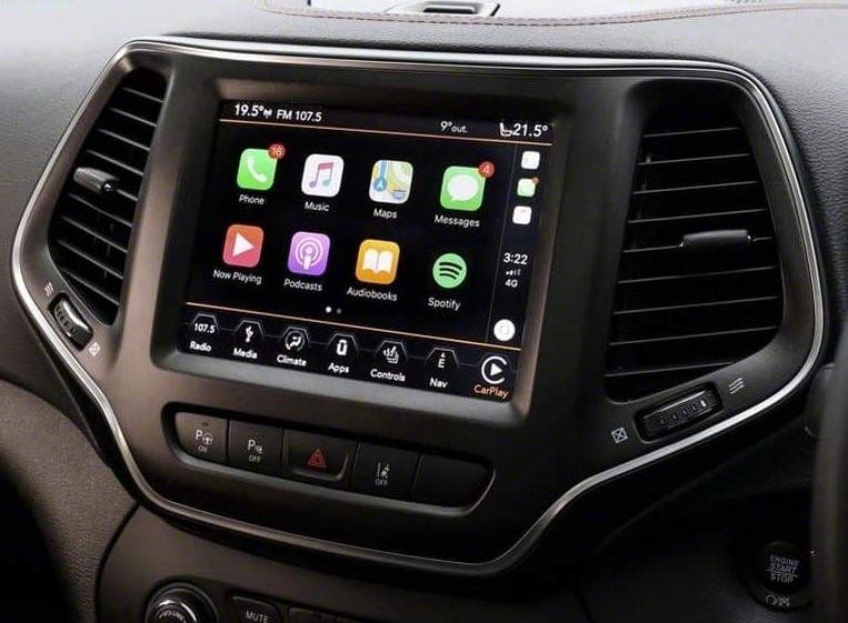 Infotainment Jeep Cherokee GPS Navigation 8.4 4C NAV UAQ Radio with ...