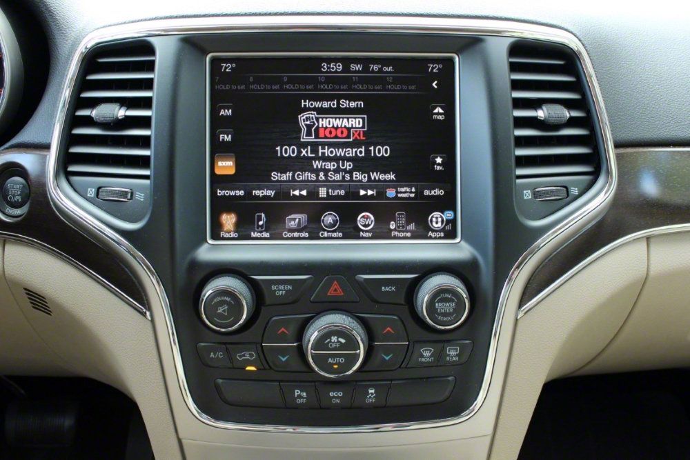 Infotainment Jeep Grand Cherokee 8.4 RA3 Radio Upgrade C-BDLRA3-WK (14 ...