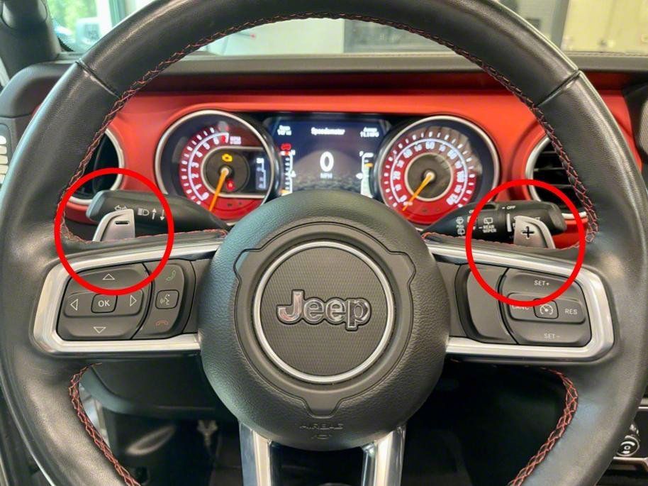 Infotainment Jeep Wrangler Steering Wheel Paddle Shifter Upgrade C ...