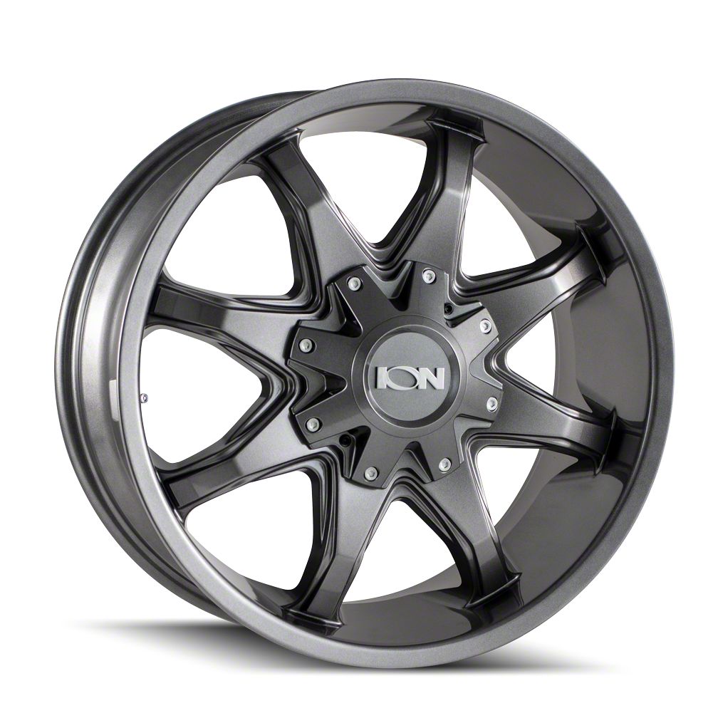 ION Wheels Bronco 181 Gloss Graphite 6-Lug Wheel; 20x9; 18mm Offset 181 ...