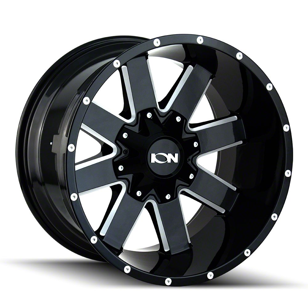 Jeep Wrangler 141 Gloss Black Milled Wheel; 17x9; 18mm Offset (07-18 ...