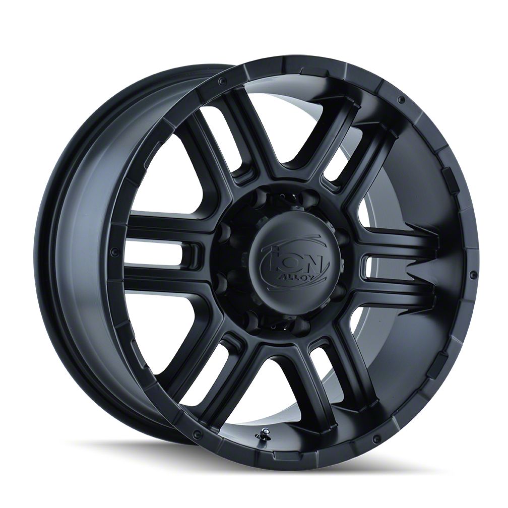 ION Wheels Bronco 179 Matte Black 6-Lug Wheel; 17x8; 10mm Offset 179 ...