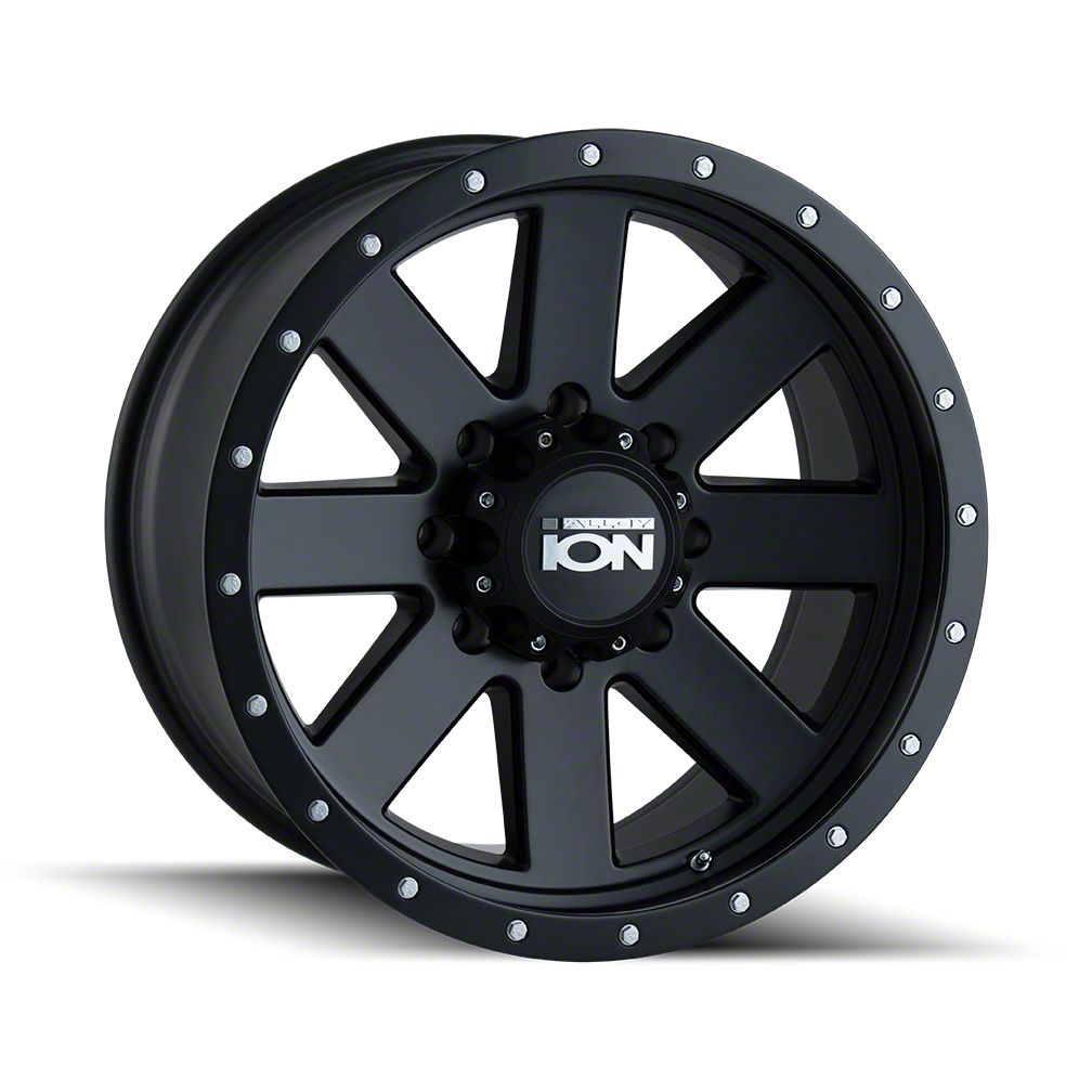 ION Wheels Jeep Wrangler 134 Matte Black Wheel; 18x10; -19mm Offset 134 ...