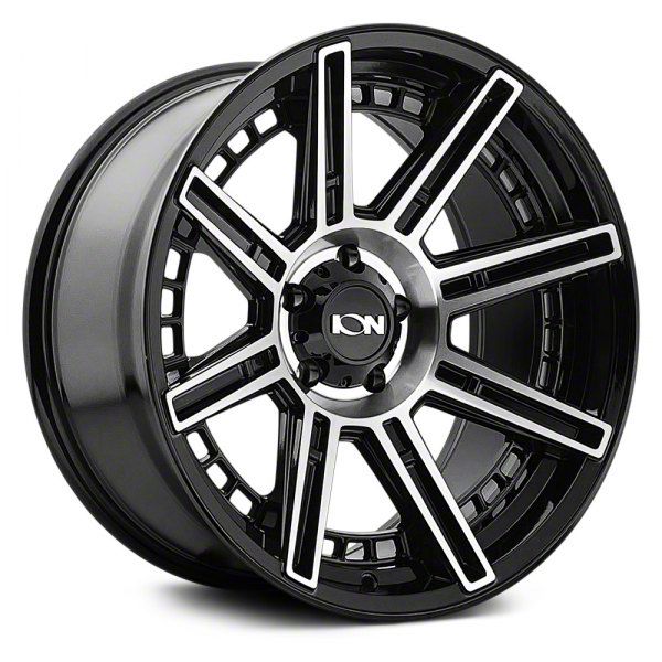 ION Wheels Jeep Wrangler TYPE 149 Black Machined Wheel; 20x10; -24mm Offset 149-2173B (07-18 ...