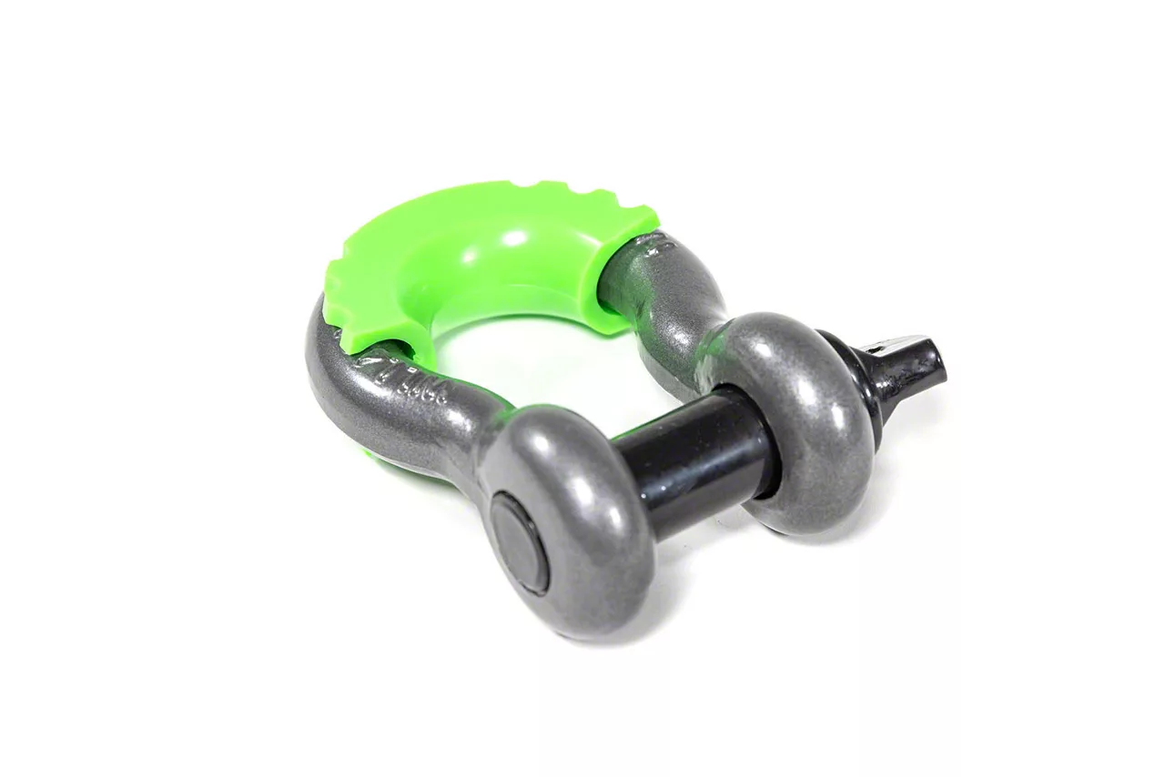 Ironman 4x4 Jeep Wrangler 3/4-Inch Recovery D-Ring Shackle; Grey with ...