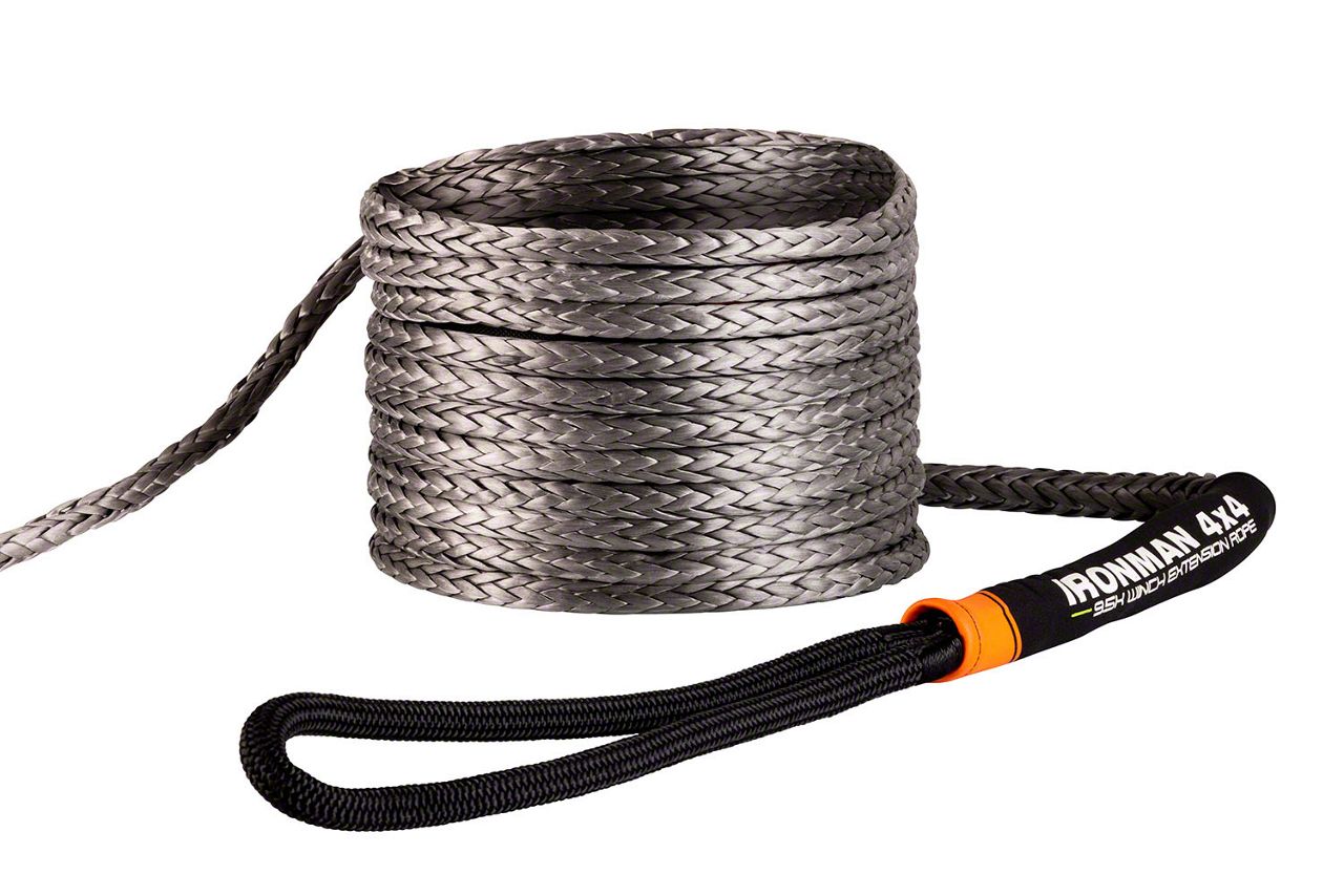 Ironman 4x4 Tacoma 3/8-Inch x 66-Foot Winch Extension Rope; 20,900 lb ...
