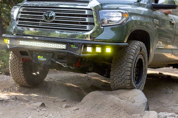 Ironman 4x4 Tundra Raid Series Front Bumper with 32-Inch Bright Saber ...