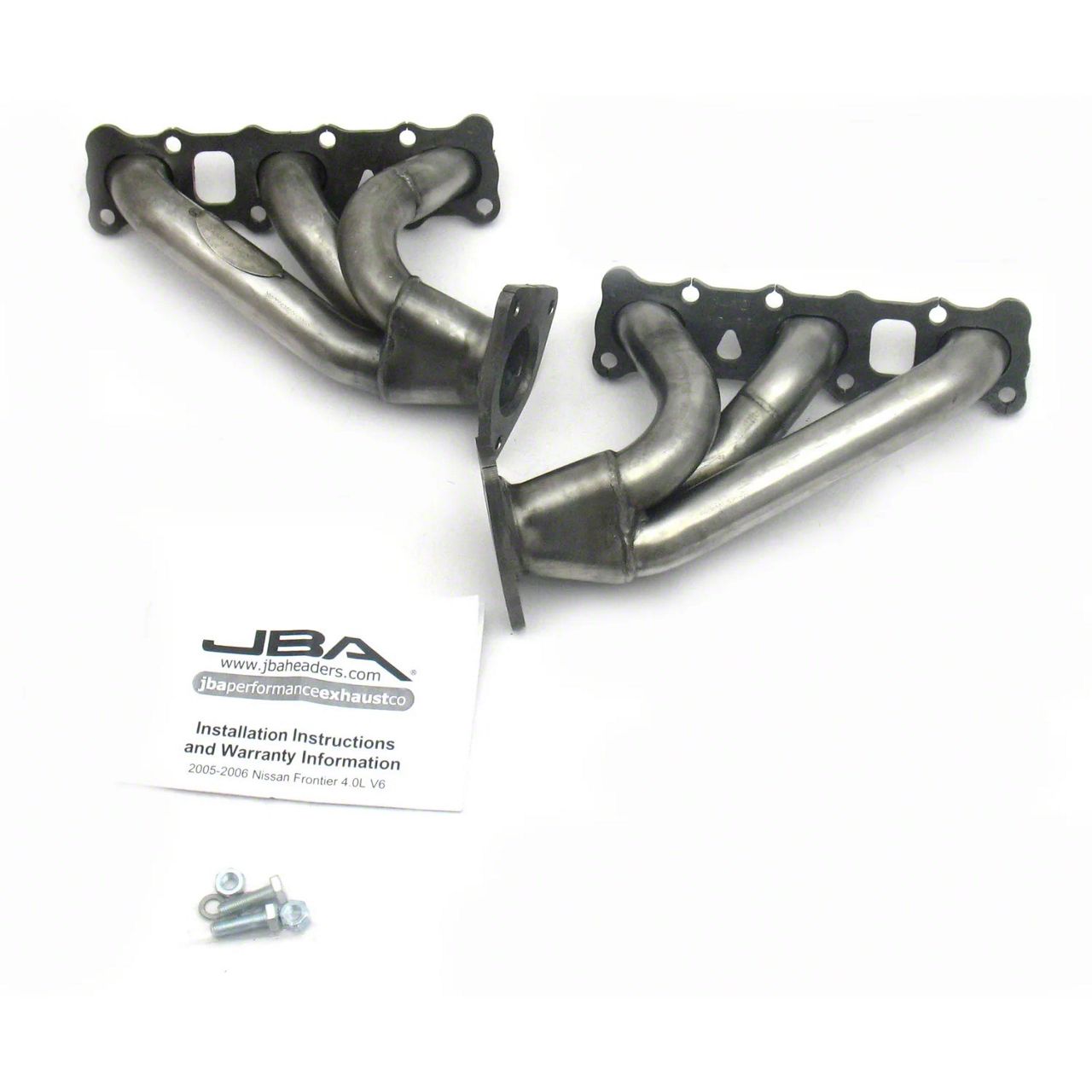 JBA Frontier 1-5/8-Inch Shorty Headers; Natural 1410S (05-19 4.0L ...