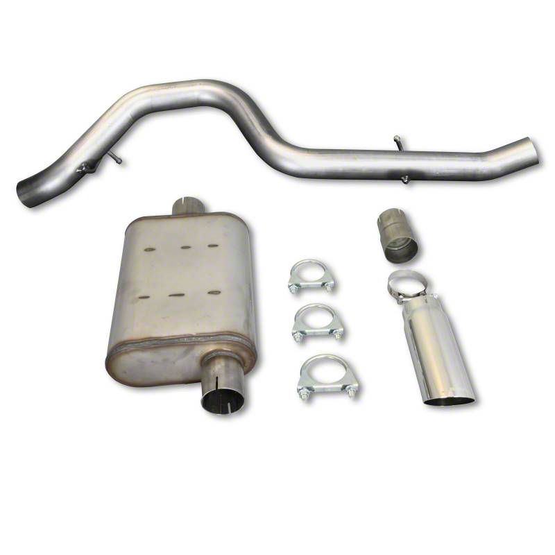 JBA Jeep Wrangler Cat-Back Exhaust with Polished Tip 30-1514 (97-99 ...