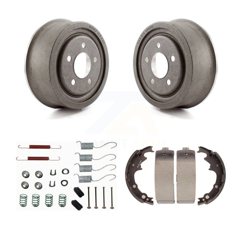 Jeep Cherokee Brake Drum, Shoe and Spring Kit; Rear (90-99 Jeep ...