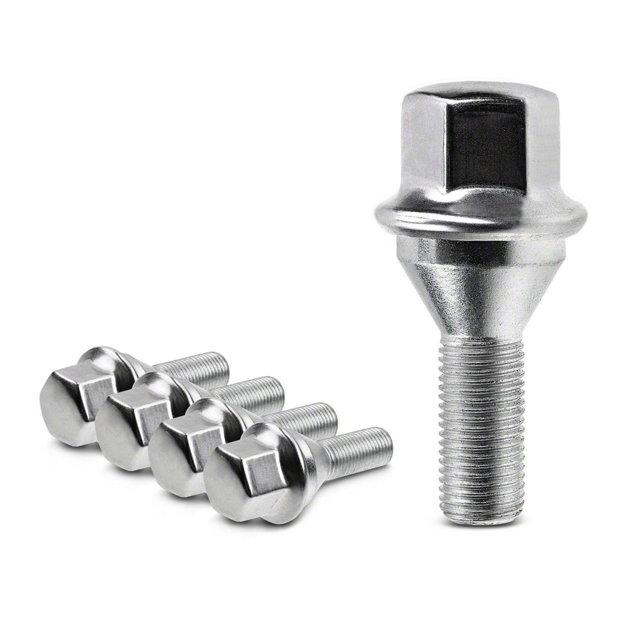 Jeep Cherokee Chrome Wheel Lug Bolts; M12x1.25; Set of 5 (14-21 Jeep ...