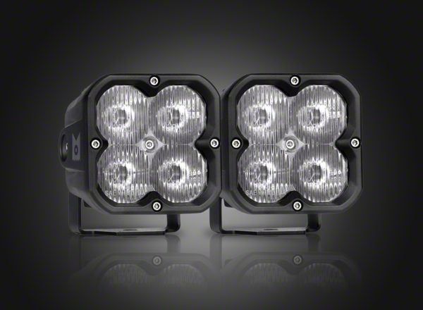 Jeep Cherokee Concept Series 3-Inch Cube LED Pod Lights; Driving Beam ...