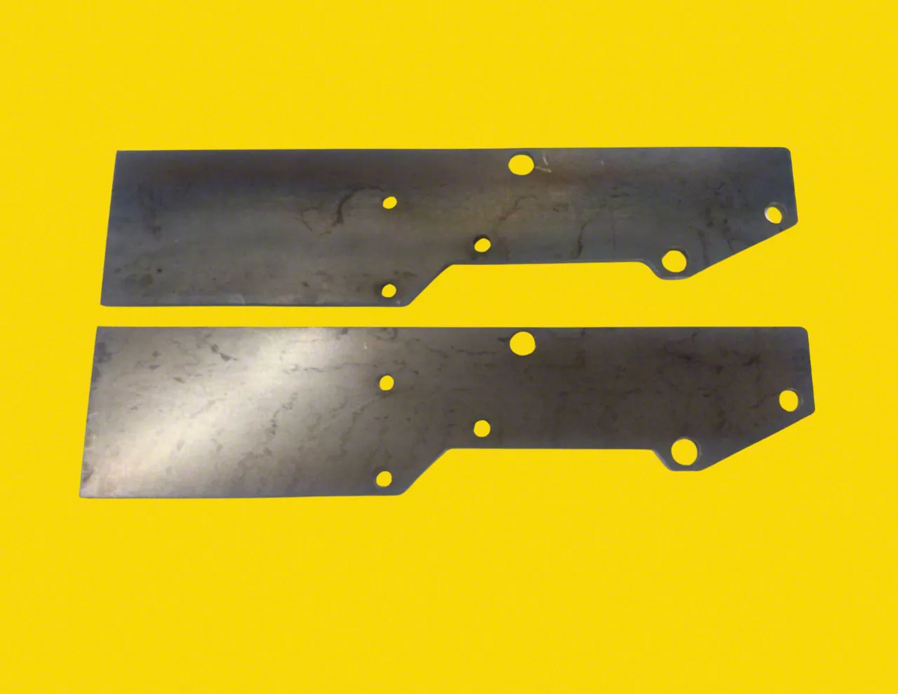 Jeep Cherokee Extended Front Bumper Mounting Plate Kit; Bare Steel (84 ...